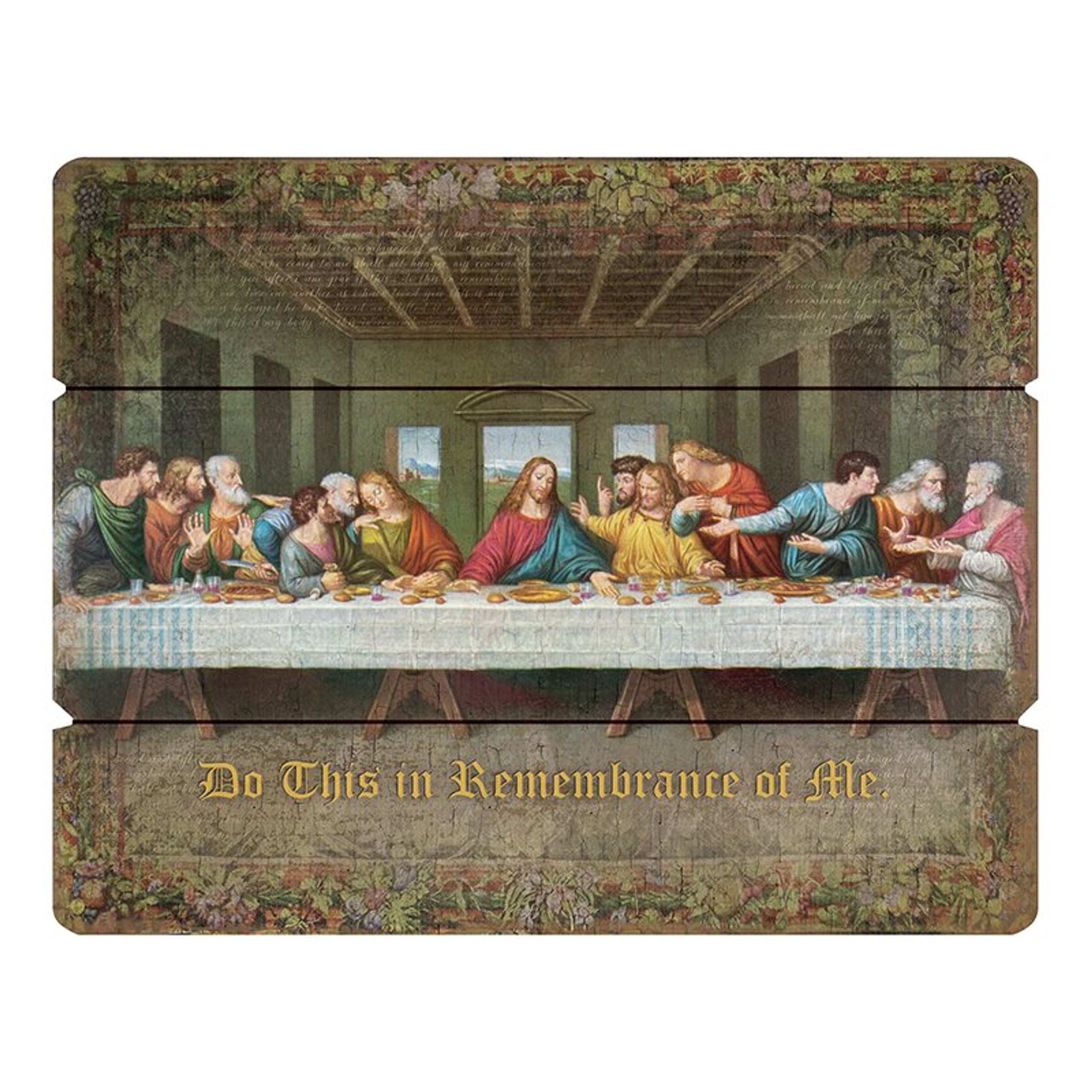 Wood Pallet Sign - Last Supper – Catholic Source