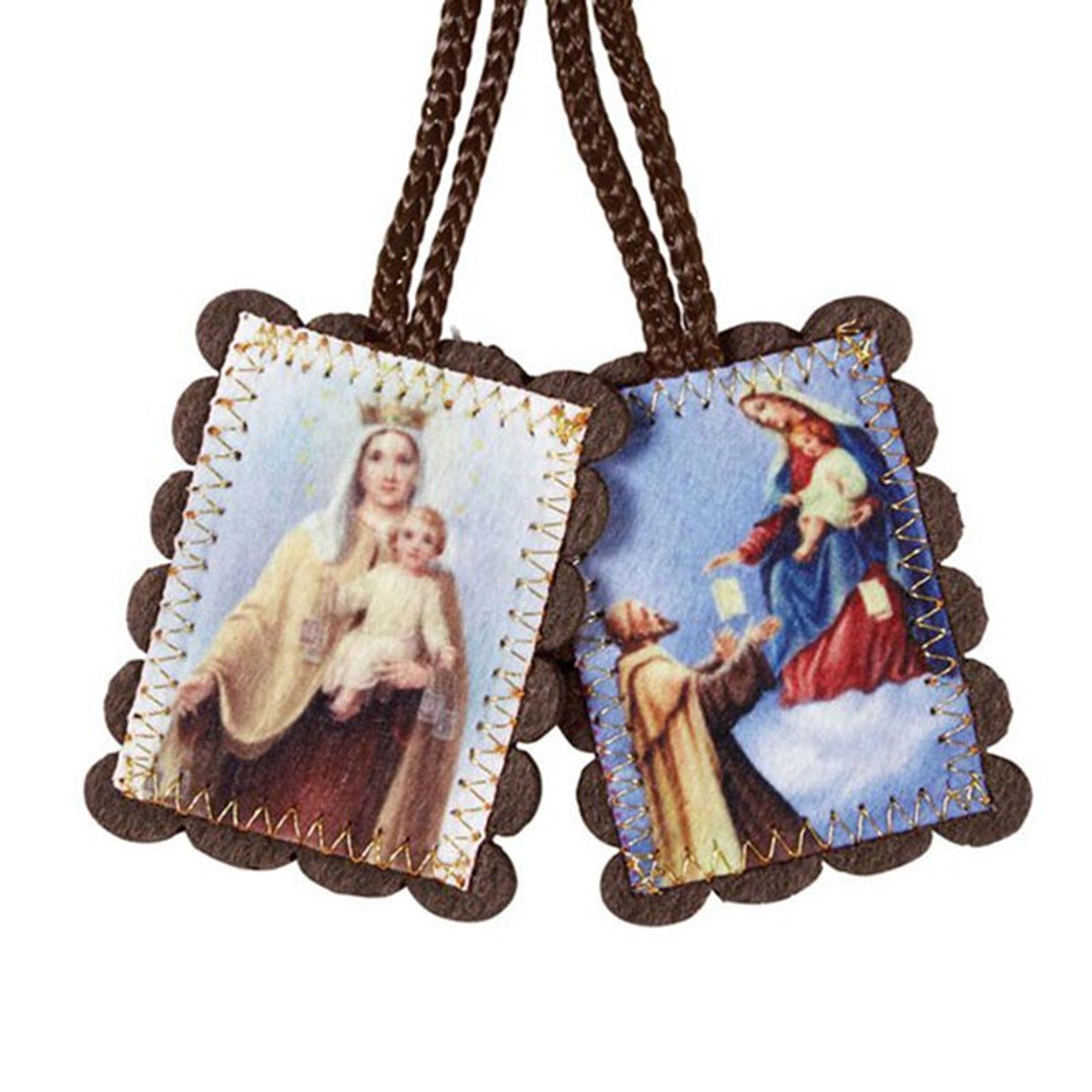 Large Brown Wool Scapular - 12/PK – Catholic Source